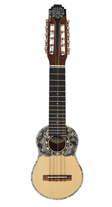 Concert Charango with Edges and Tuning Machine embedded with Abalones ...